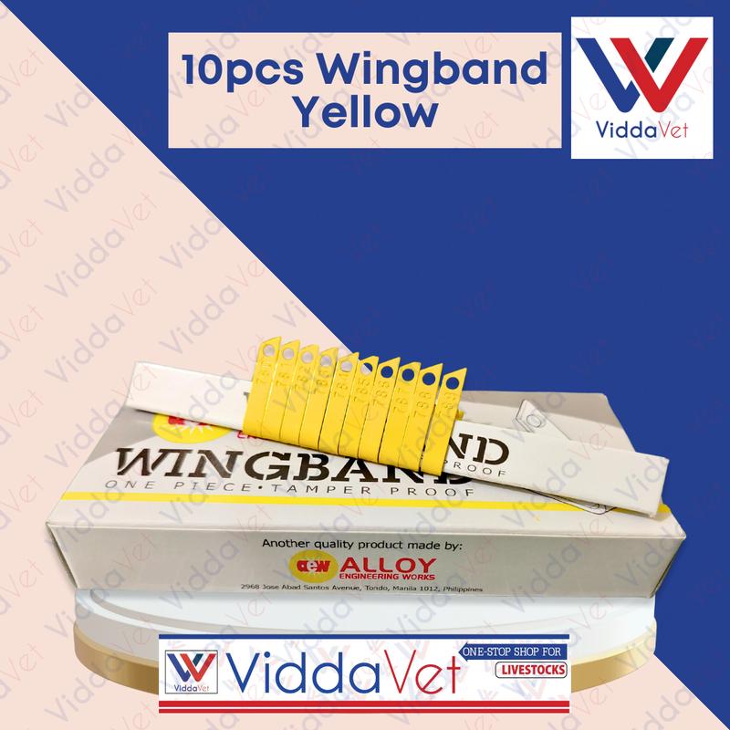 10pcs Wingband Yellow color for chicken wings BioTag Wingban - TikTok ...