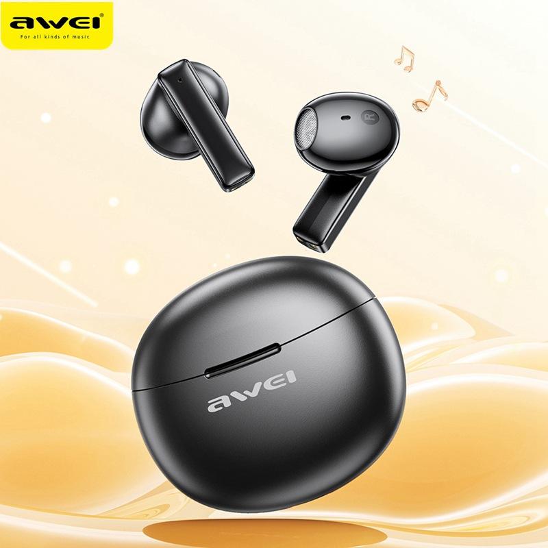 Awei T87 Wireless Bluetooth Earphones with Half-in-Ear Desig - TikTok ...