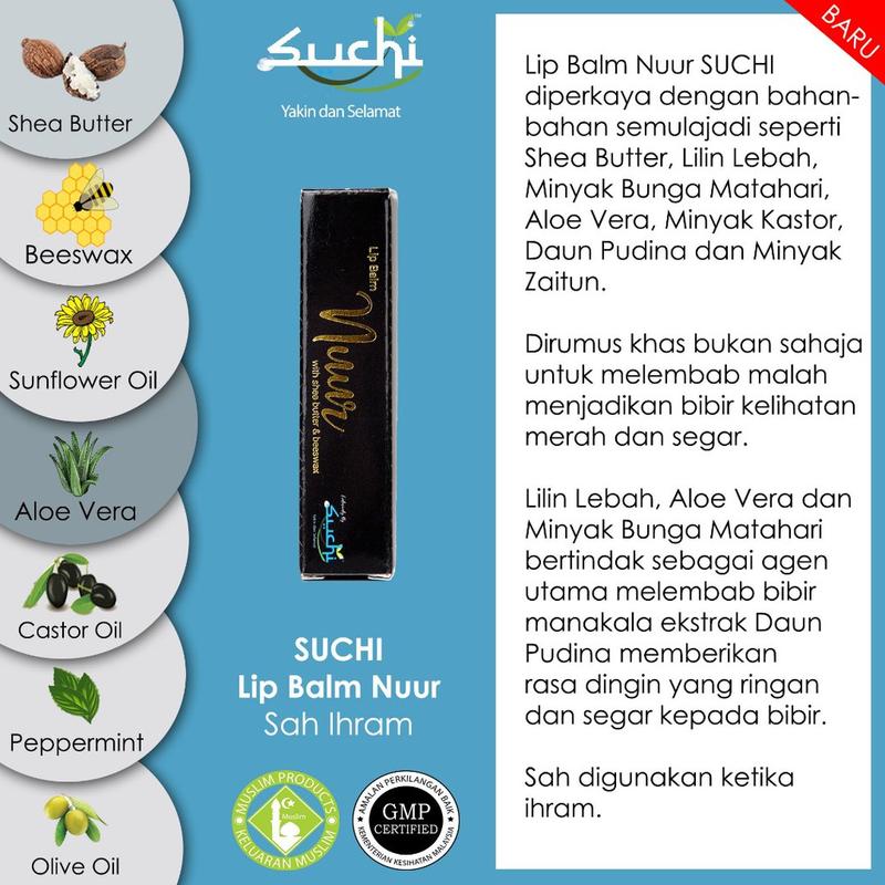 SUCHI Lip Balm Nuur Umrah Haji | SET SUCHI HAJIUMRAH | MESRA - TikTok ...