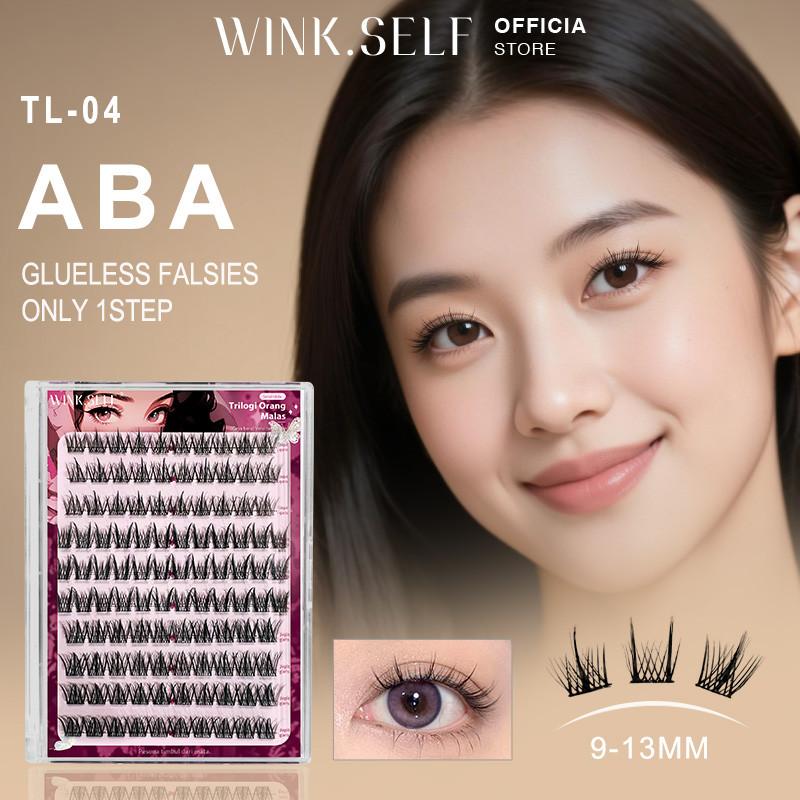 【TANPA LEM】WINK.SELF LT-04 ABA, Bulu Mata Palsu, Bulu Mata eyelash ...