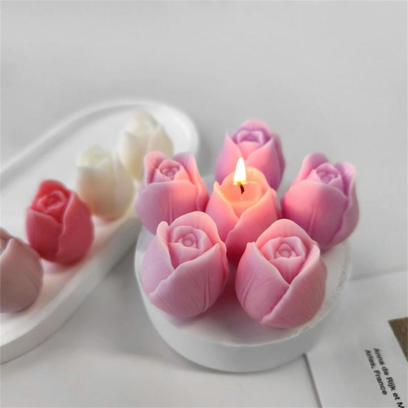 Acuan Lilin Tulip, Bahan Plaster, Fleksibel, Diperbuat daripada ...