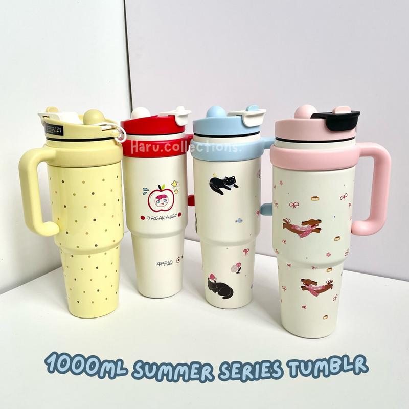 1000ml Summer series Tumblr Stainless Steel Tumbler Tahan Panas ...