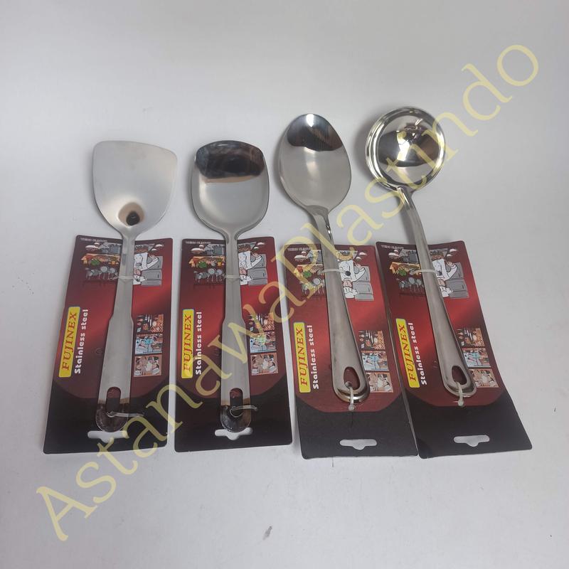 Sodet sutil spatula centong sendok sayur mini fujinex stainless steel ...