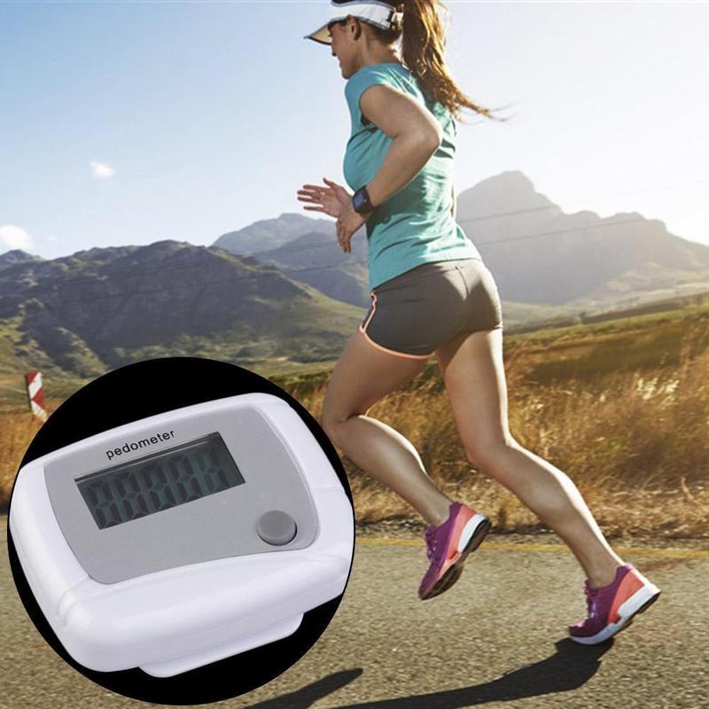 Walking Electronic Step Counter Counting Digital Pedometer Hiking ...