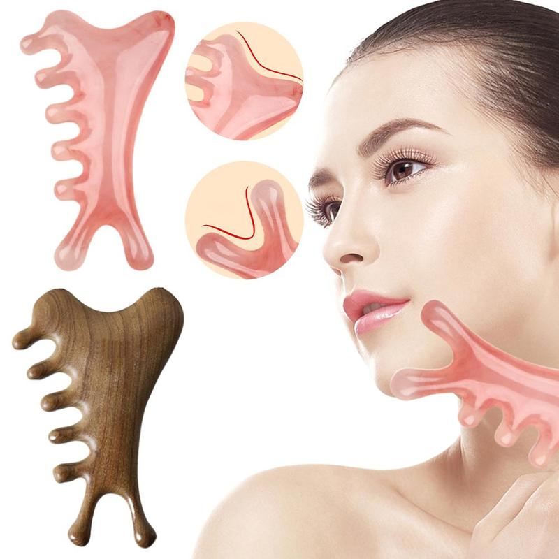 4 In 1 Massage Comb Scalp Body Meridian Comb Anti-static Wide-Tooth ...