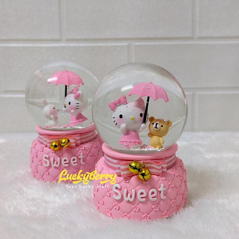 Snowball / Pajangan Bola Kaca Music Box Salju + Lampu Hello Kitty ...