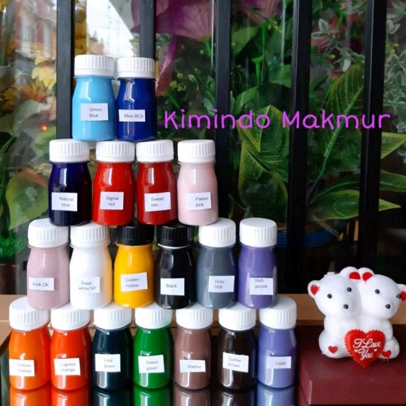 CAT RESIN / PEWARNA RESIN / PIGMEN RESIN NETTO 45 GRAM / KERAJINAN ...