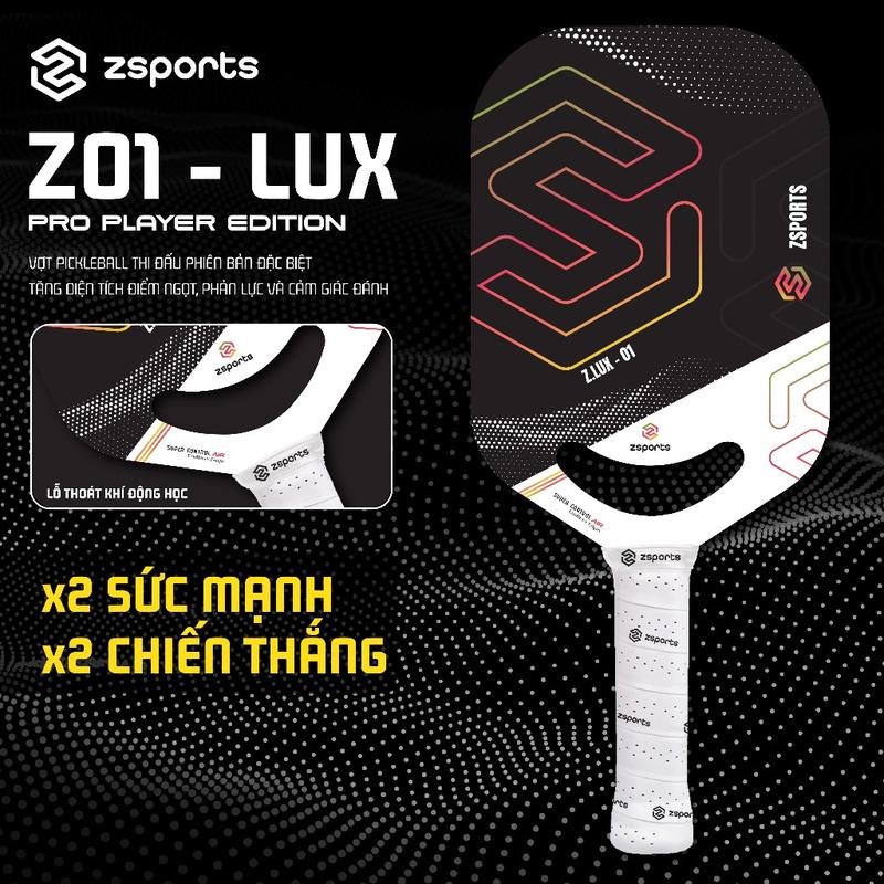 Vợt Pickleball ZSPORTS Z01.LUX Gen 3 Core - Lõi trợ lực 14mm - TikTok Shop Vietnam