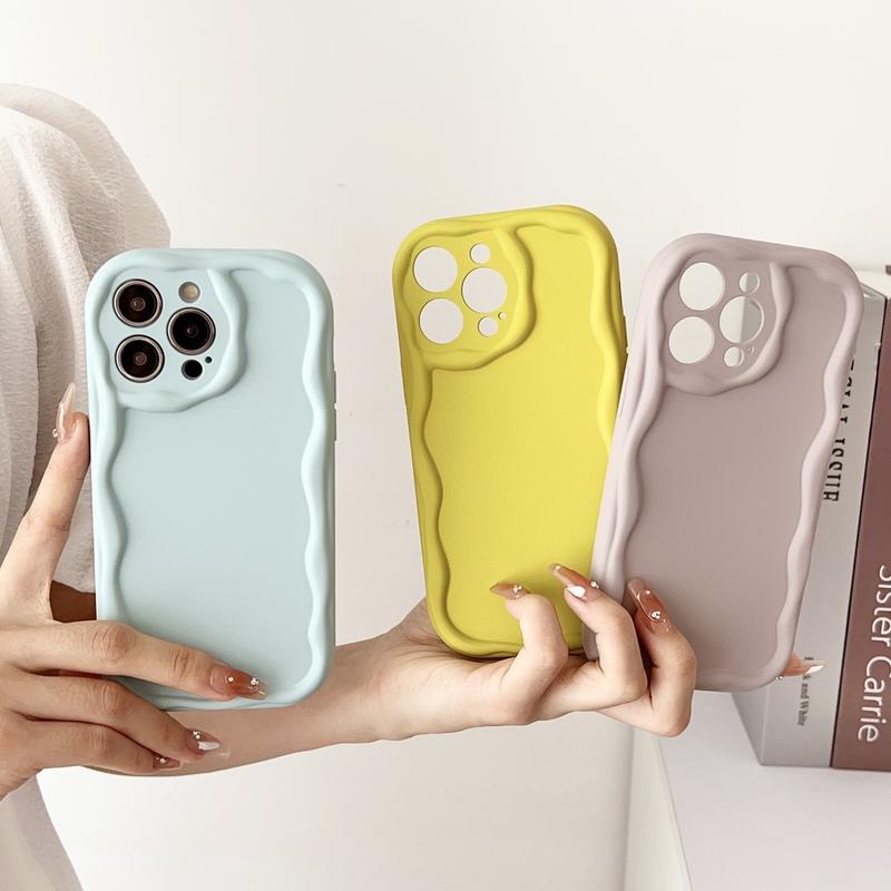 iPhone 15 Case 3D Curved Edge Wave iPhone 15 Pro max Soft TP - TikTok ...