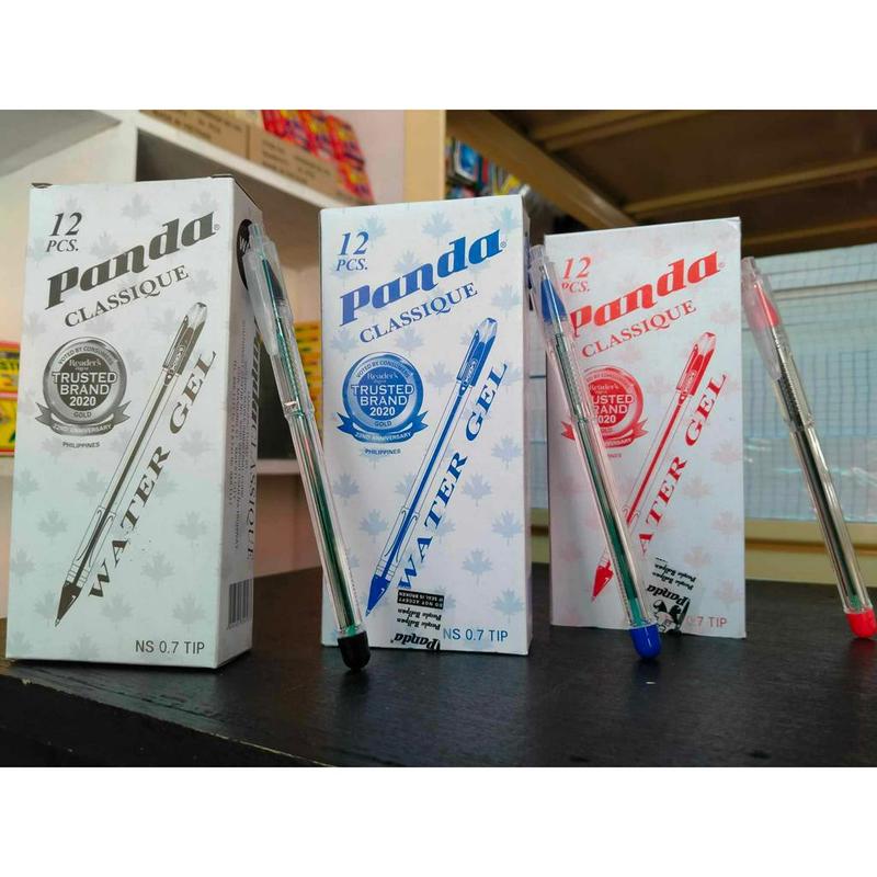 Panda Classique Water Gel ( color black, blue, red ) 12pcs - TikTok ...