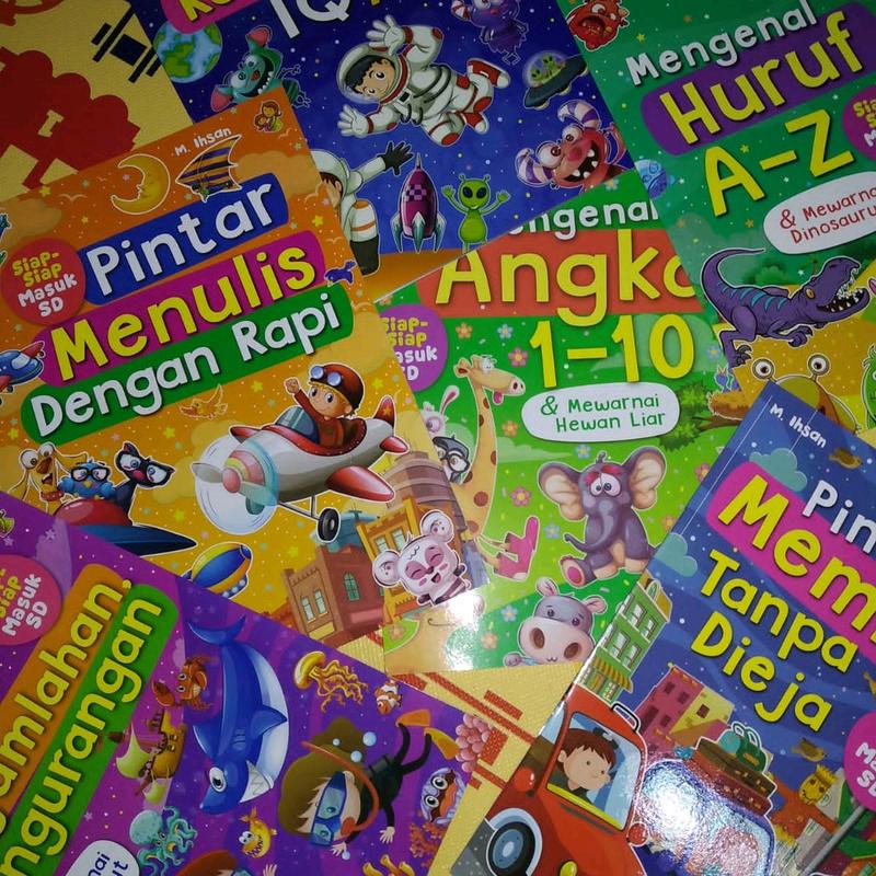 Buku Aktivitas Anak TK PAUD Siap-Siap Masuk SD Books - Shop | Tokopedia