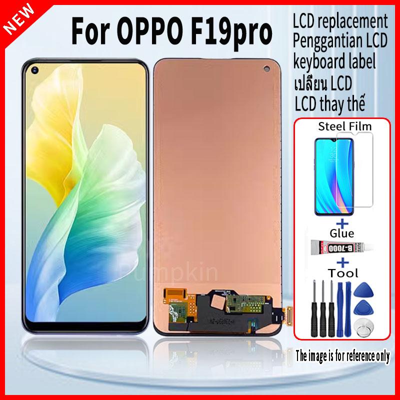 Skrin Paparan LCD Sentuh Telefon, Untuk OPPO F19pro CPH2285, Bahagian ...