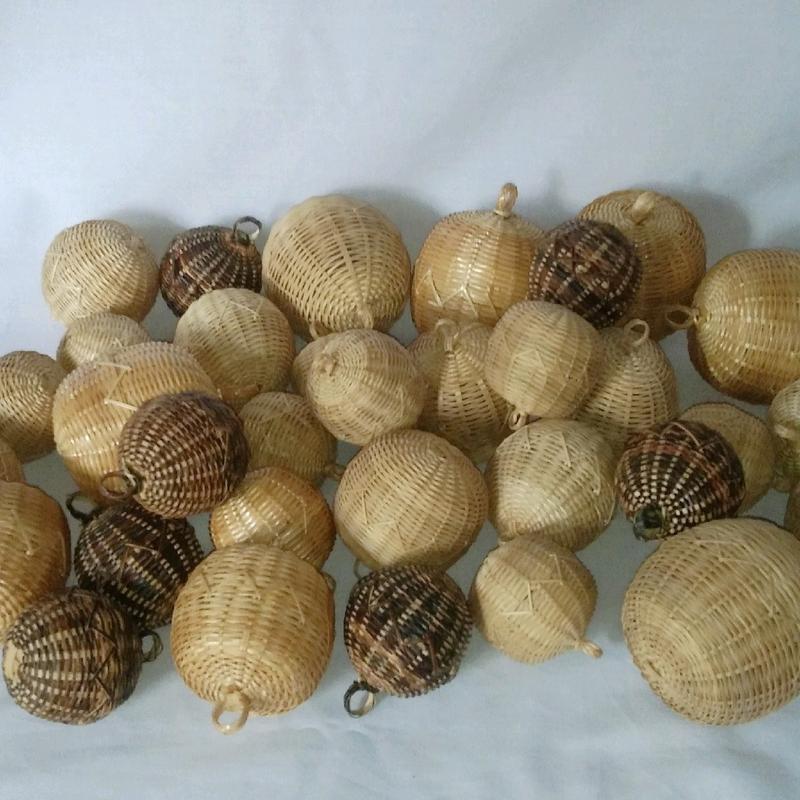 Christmas Decorations: Native Woven Balls - 2 Inches and 2.5 - TikTok ...