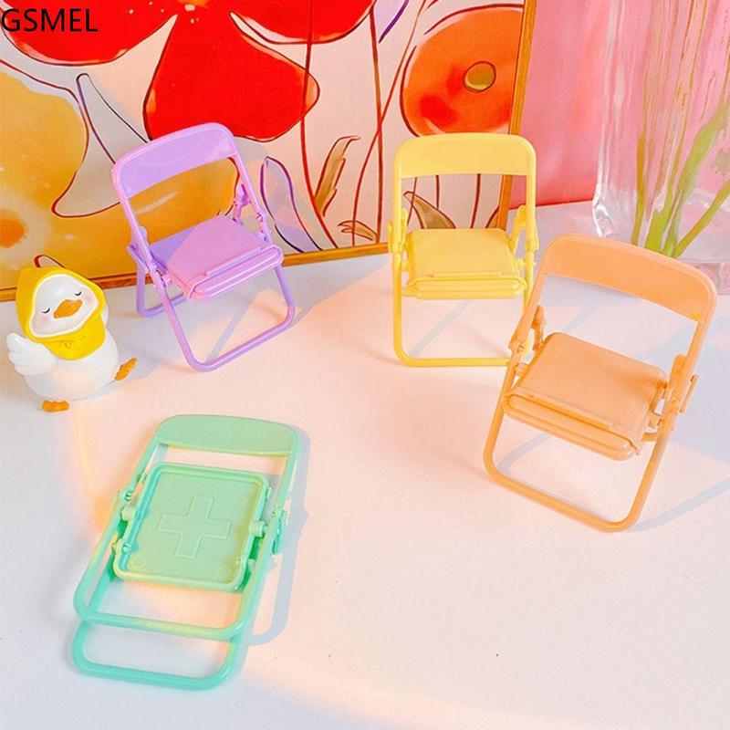 GSMEL Sweet Plastic Mobile Phone Holder ABS Decorative Mini Chair ...