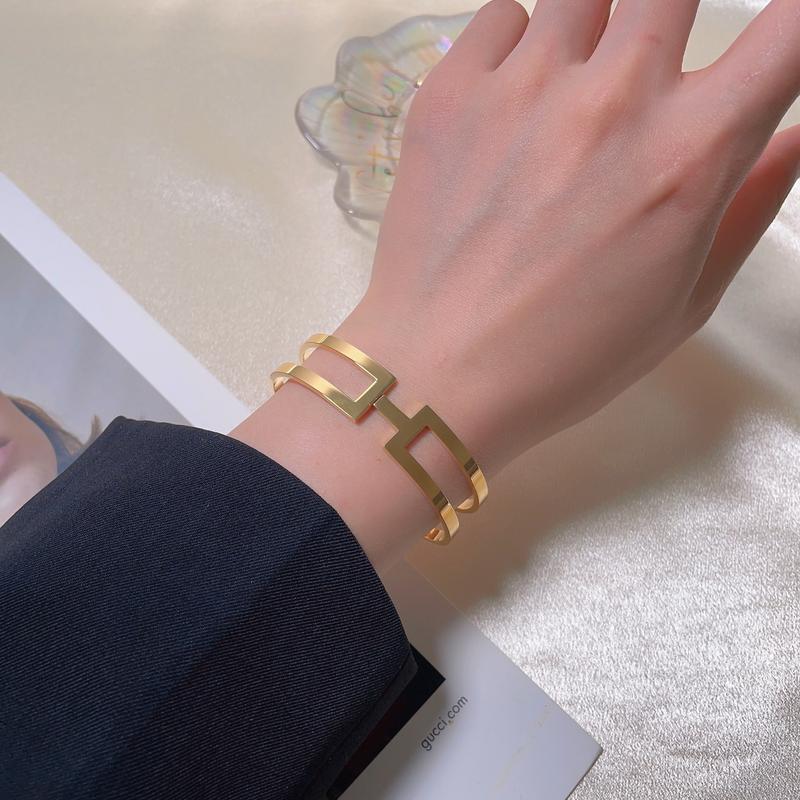 Fashion Bangle Bracelet Korean Style Fashionable and Simple Titanium ...