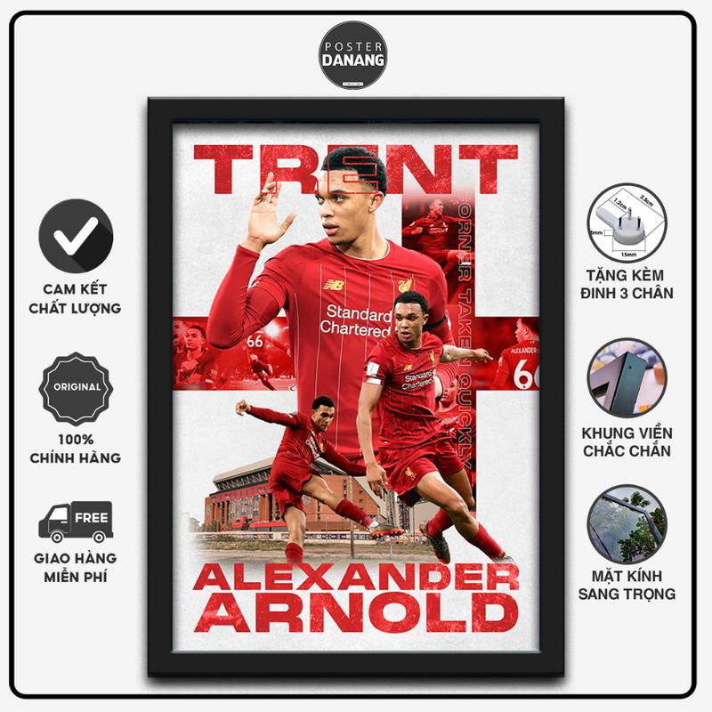POSTER Trent Alexander-Arnold , khung tranh trang tri Trent Alexander ...