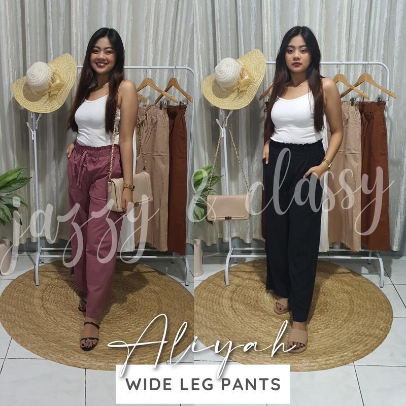 J&C Aliyah Wide Leg Pants Small to Plus Size - TikTok Shop Philippines