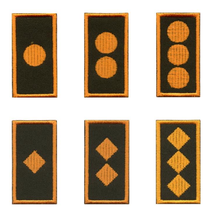 ROTC RANK PATCH WITH VELCRO (pair) 2 PIECES - TikTok Shop Philippines