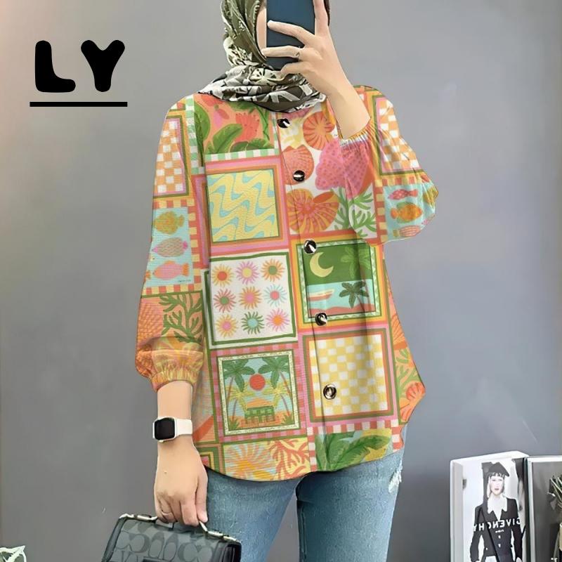 LY 2025 Muslim Blouse Traditional Style Pattern Muslim Shirt - TikTok ...