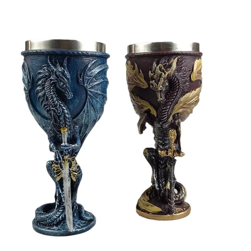 Feilong Sword Goblet 3D Three-Dimensional Pattern Dragon Win - TikTok ...