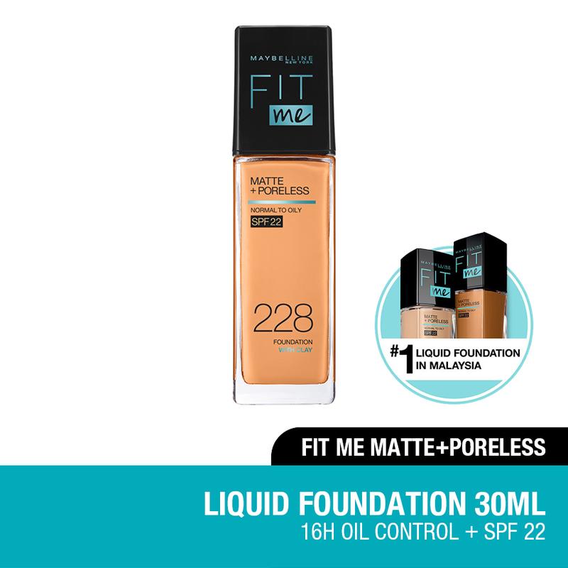 MAYBELLINE Fit Me Matte Liq Foundation SPF 228 Soft Tan - TikTok Shop ...