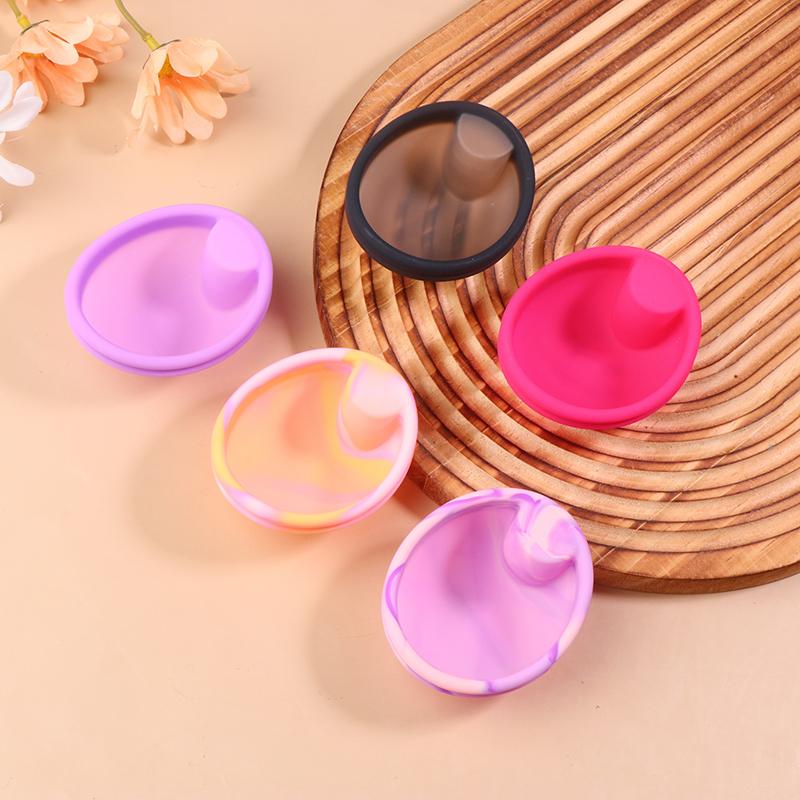 1pcs Silicone Flat Fit Design Extra Thin Reusable Silicone Menstrual ...