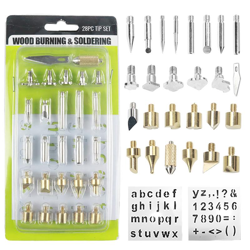 Wood Burning Pyrography Kit 26Pcs Pyrography Tips Wood Burning - TikTok ...