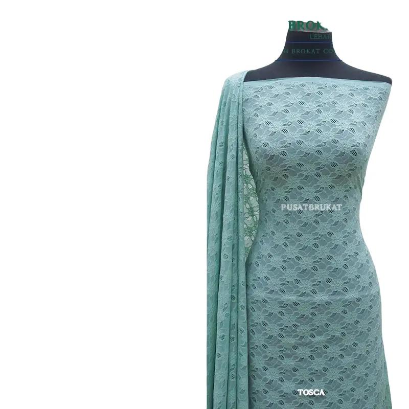 KAIN BRUKAT CORD / BAHAN BROKAT LACE METERAN KEBAYA WARNA SOFT, - Shop ...