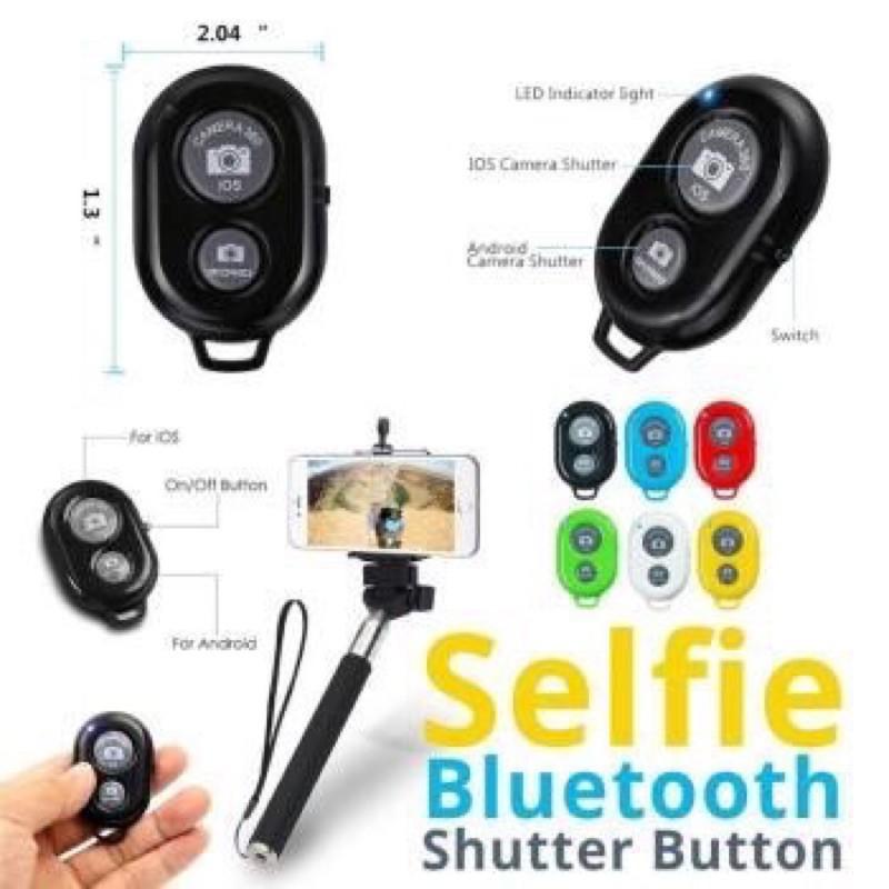 Bluetooth Remote Shutter for Mobile Phone Free Battery for Selfie ...