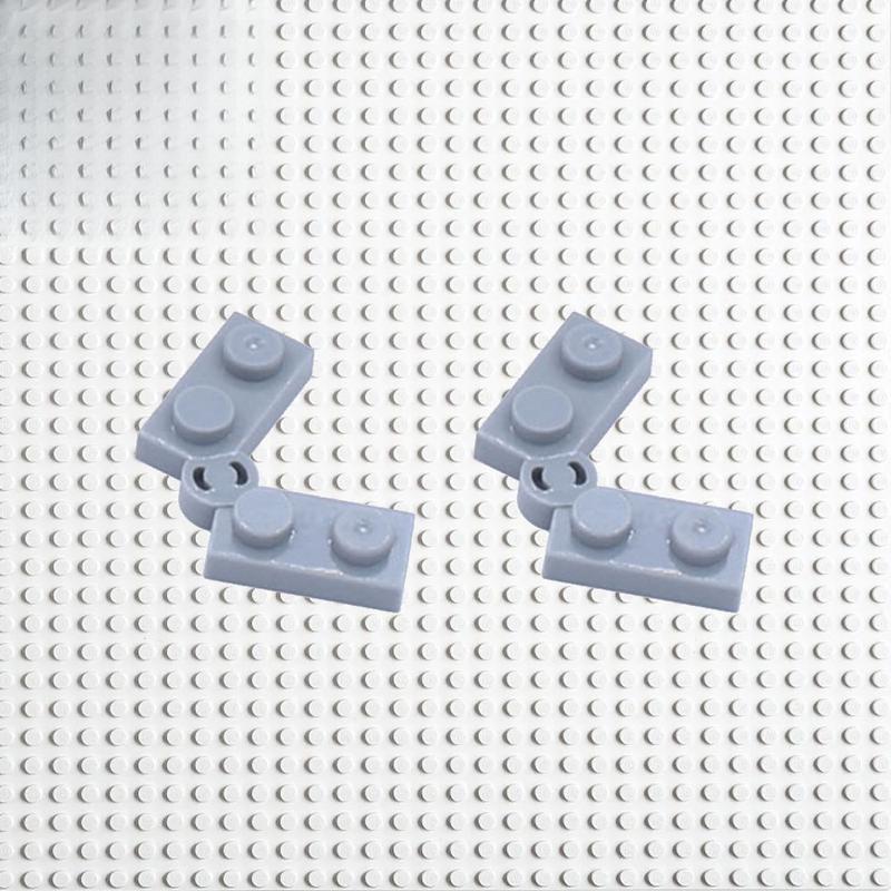 1x4 To 2x2 Light Gray Swivel Hinges 2pk - LEGO-Compatible Rotating ...