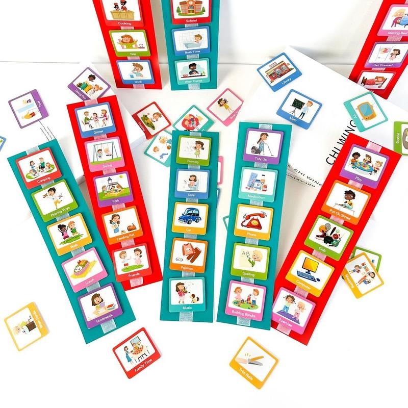 60Pcs Visual Schedule Cards for Kids Children Homeschool Classroom ...
