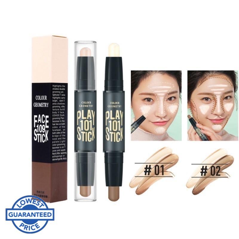 LAMEILA 1002 Face Highlighter&Bronzer Sticker Shimmer Powder - TikTok ...