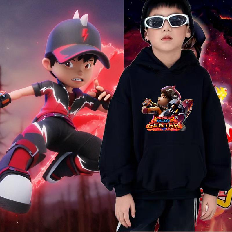 New Boboiboy Graphic kid‘s hoodie Boboiboy Galaxy hero Kids Cartoon ...