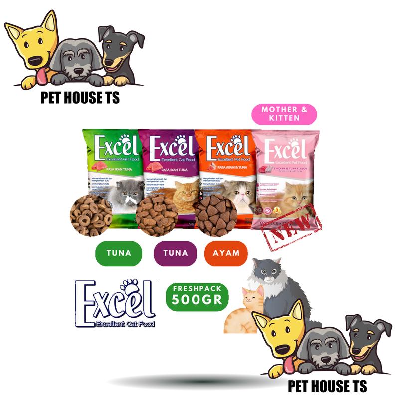 EXCEL KEMASAN 500gr MAKANAN KERING DRY FOOD - Shop | Tokopedia