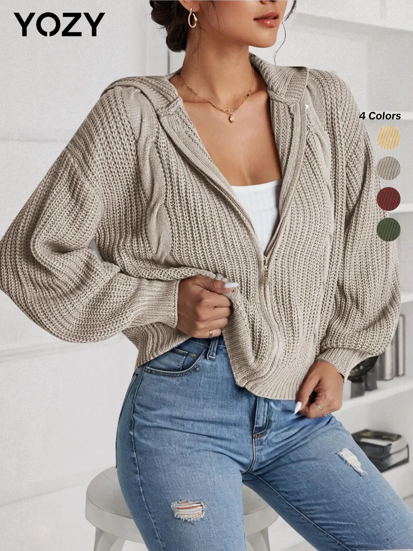 YOZY Women's Plain Asymmetrical Hem Cami Top, Chic Casual Spaghetti ...