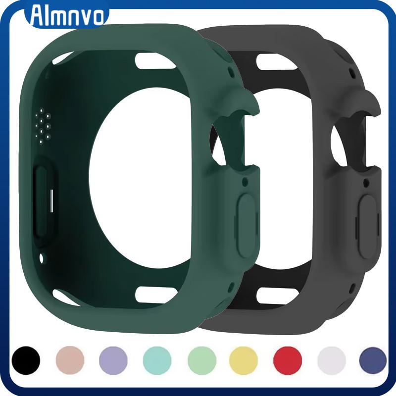 Soft Silicone Rubber Case for IWatch Apple Watch Ultra 1/2/3 SE 1/2/3 ...
