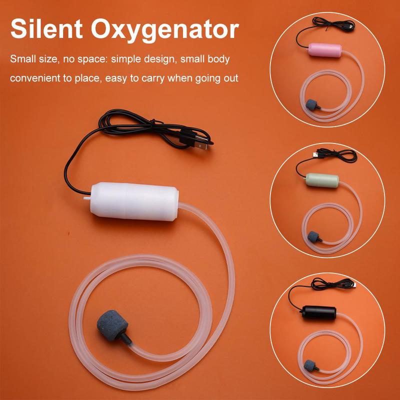 Pam Oksigen Mini, Boleh Dicas Semula USB, untuk Tangki Ikan, - TikTok ...