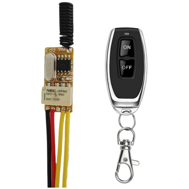 Tiny RF Remote Switch 433MHZ 4.2V 4.5V 5V 6V 7.4V 9V 12V Small - TikTok ...