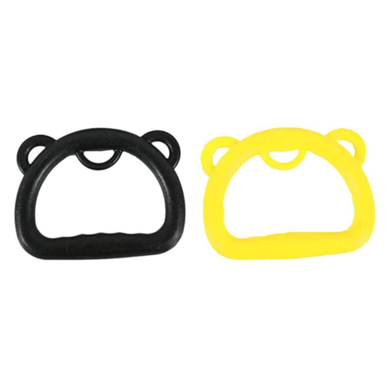 2 Pieces Gymnastics Rings Anti Slip Handles Home Portable Heightening ...
