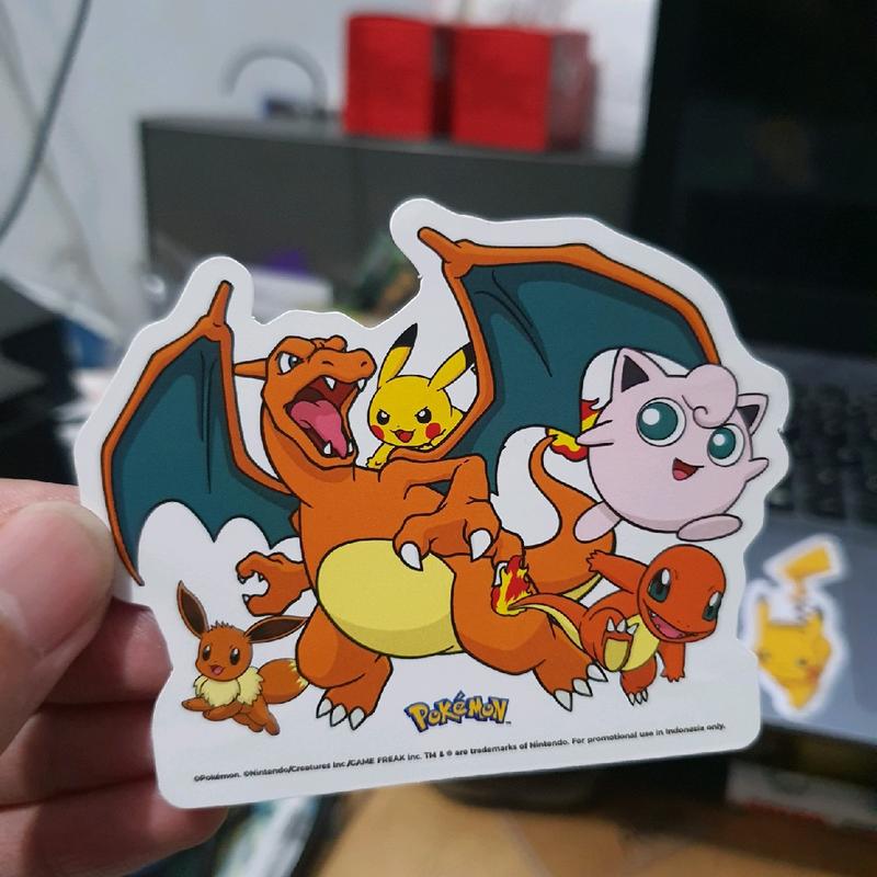 sticker Charizard dkk pokemon - Shop | Tokopedia