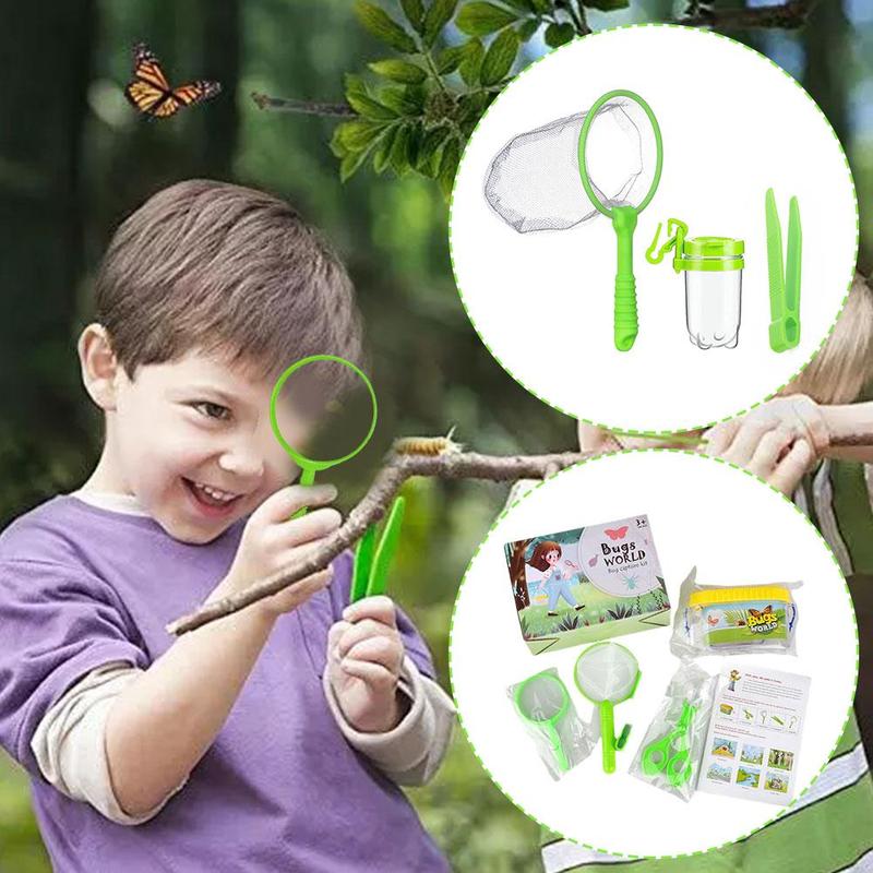 Kids Outdoor Explorer Kit Bug Catcher Kit Insect Bug Viewer With ...