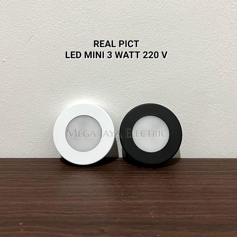 LAMPU DOWNLIGHT LED MINI TEMPEL OUTBOW 3 WATT 220V / LAMPU CABINET ...