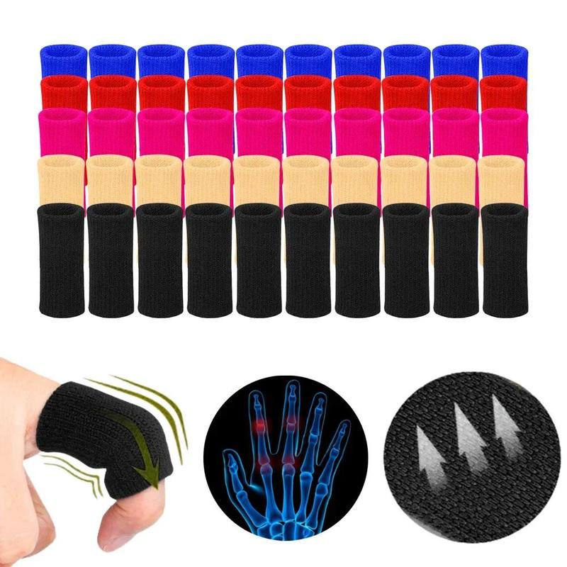 10Pcs Finger Sleeves Thumb Splint Brace Support Protector Pain - TikTok ...