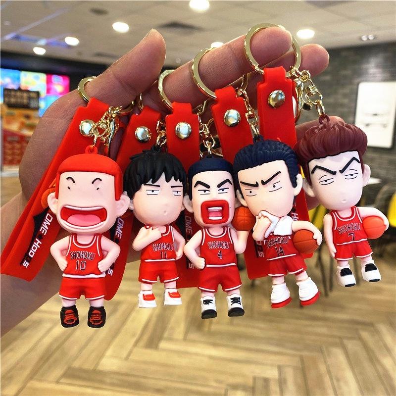 Creative Slam Dunk Basketball Key Ring Charm Keychain Rukawa - TikTok ...