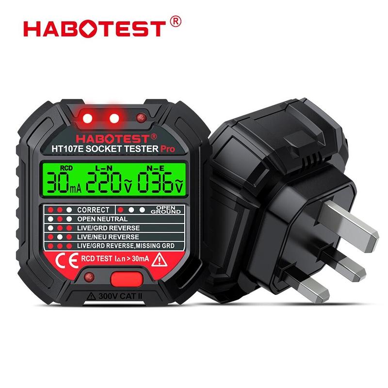 HABOTEST HT107 GFCI Socket Tester Electric Leakage Finder With - TikTok ...