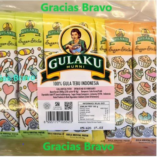Jual Refill GULAKU Gula Saset Stik 8gr x 125 saset atau 250 saset ...