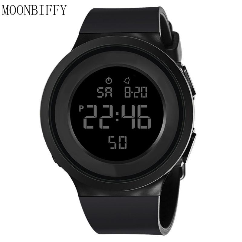 Jam Tangan LED Kalis Air, Untuk Lelaki, Sesuai untuk Sukan Luaran ...