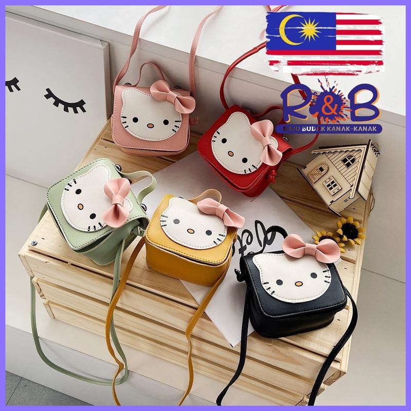 Baby Kitty Kids Sling Bags Crossbody Shoulder Cat Beg Budak - TikTok ...