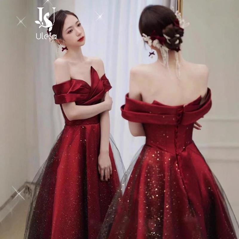 [Ulela]- Bridal Toast Dress 2025 New Summer Floral Season Luxurious ...