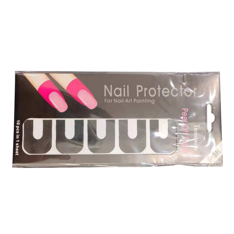 mrobioxi Nail Polish Protector Disposable Paper U-Shape Tape - TikTok ...